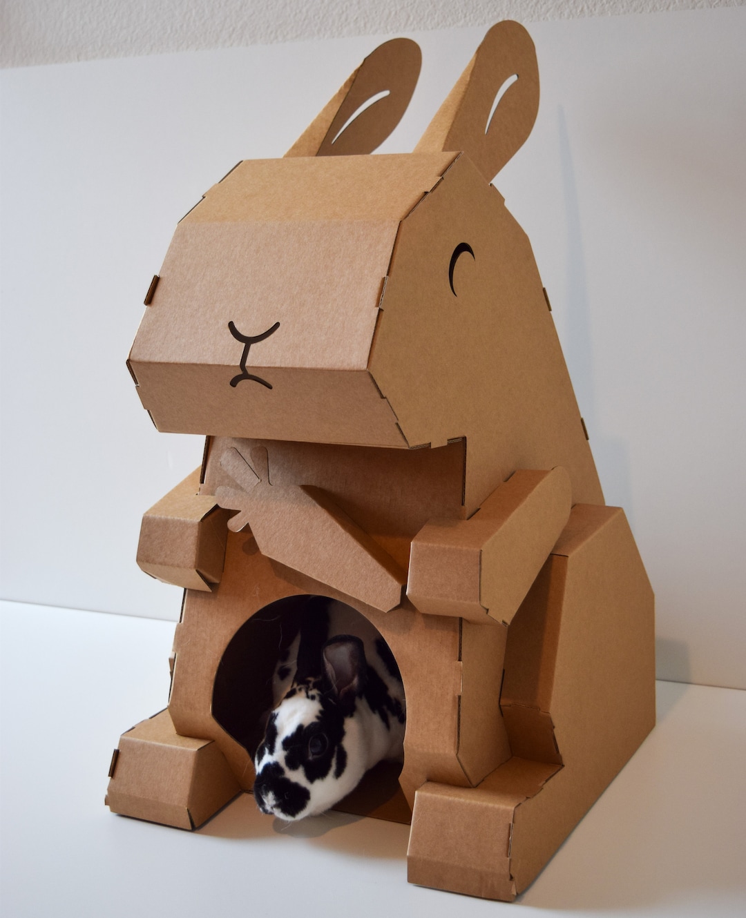 Gideon’s Hideout | Cardboard House for Rabbits | Hideout and Chew! - Etsy
