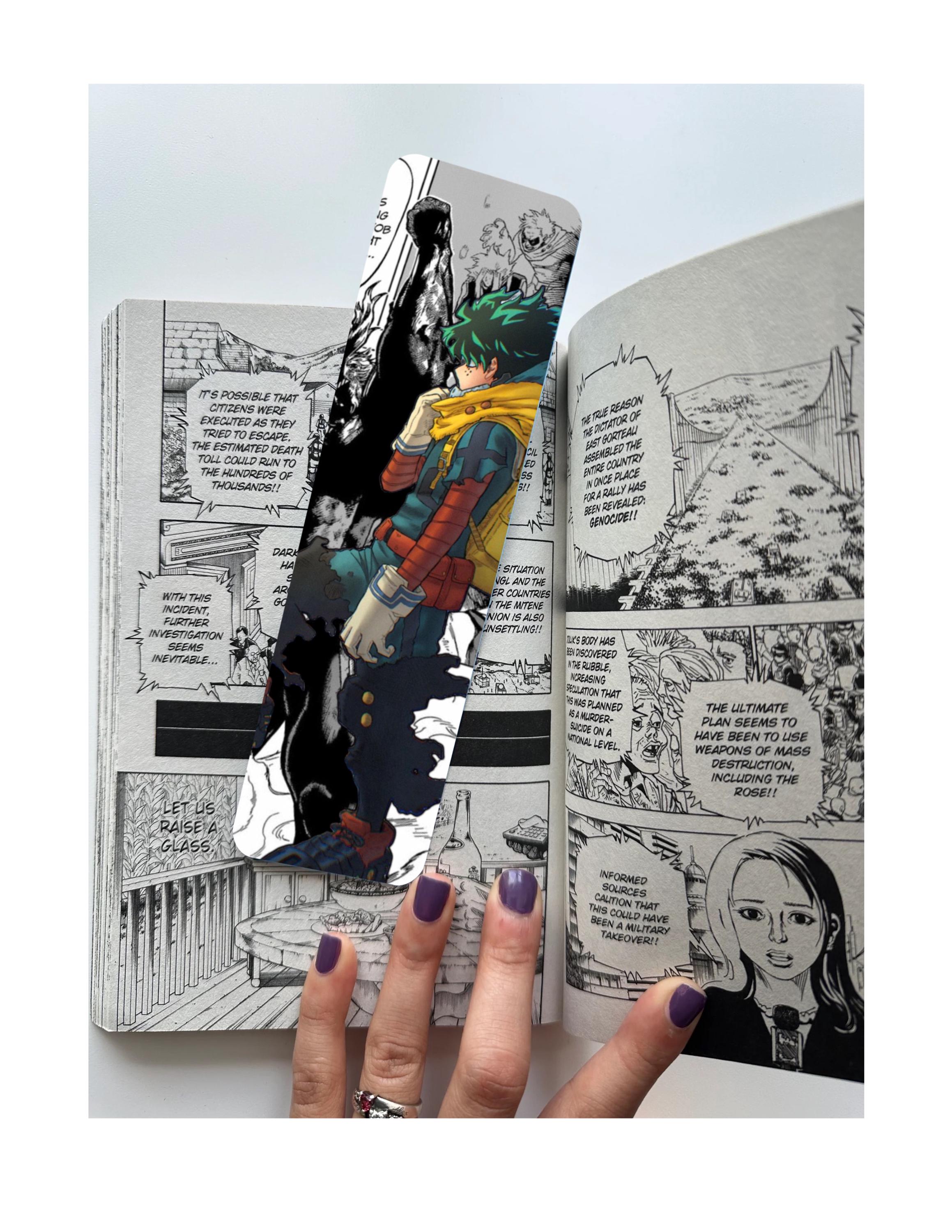 ANIME Printable Bookmarks 5 Digital Download JPG Bookmarks Naruto, Deku ...