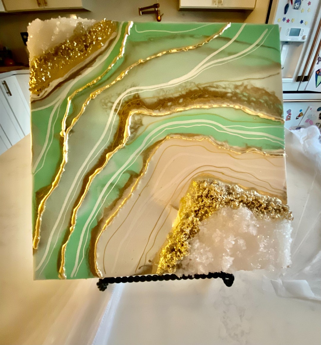 Resin Artwork, Resin Wall Hanging, Luxury Painting 3d Resin Art, Resin ...