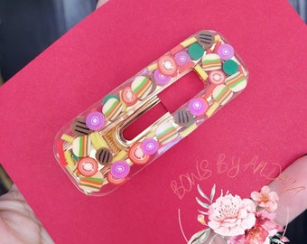 Hamburger Hair Clip | Etsy