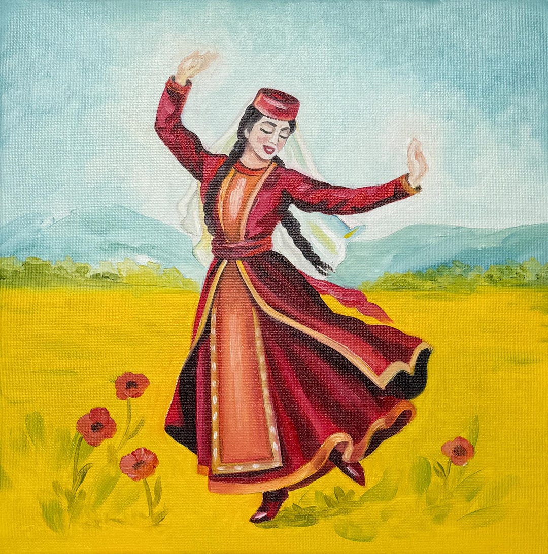 We Are Still Dancing - Armenian Heritage Painting - Etsy