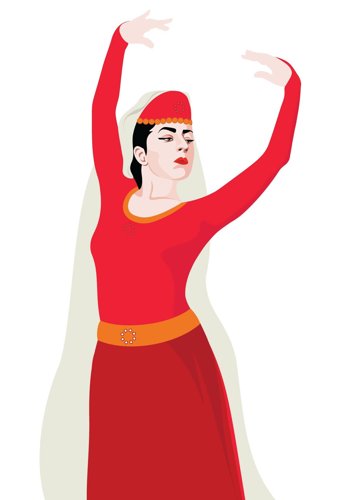Armenian Woman Dancing - Etsy
