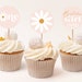 Daisy Cupcake Toppers Daisy Birthday Decor Daisy Party Daisy - Etsy
