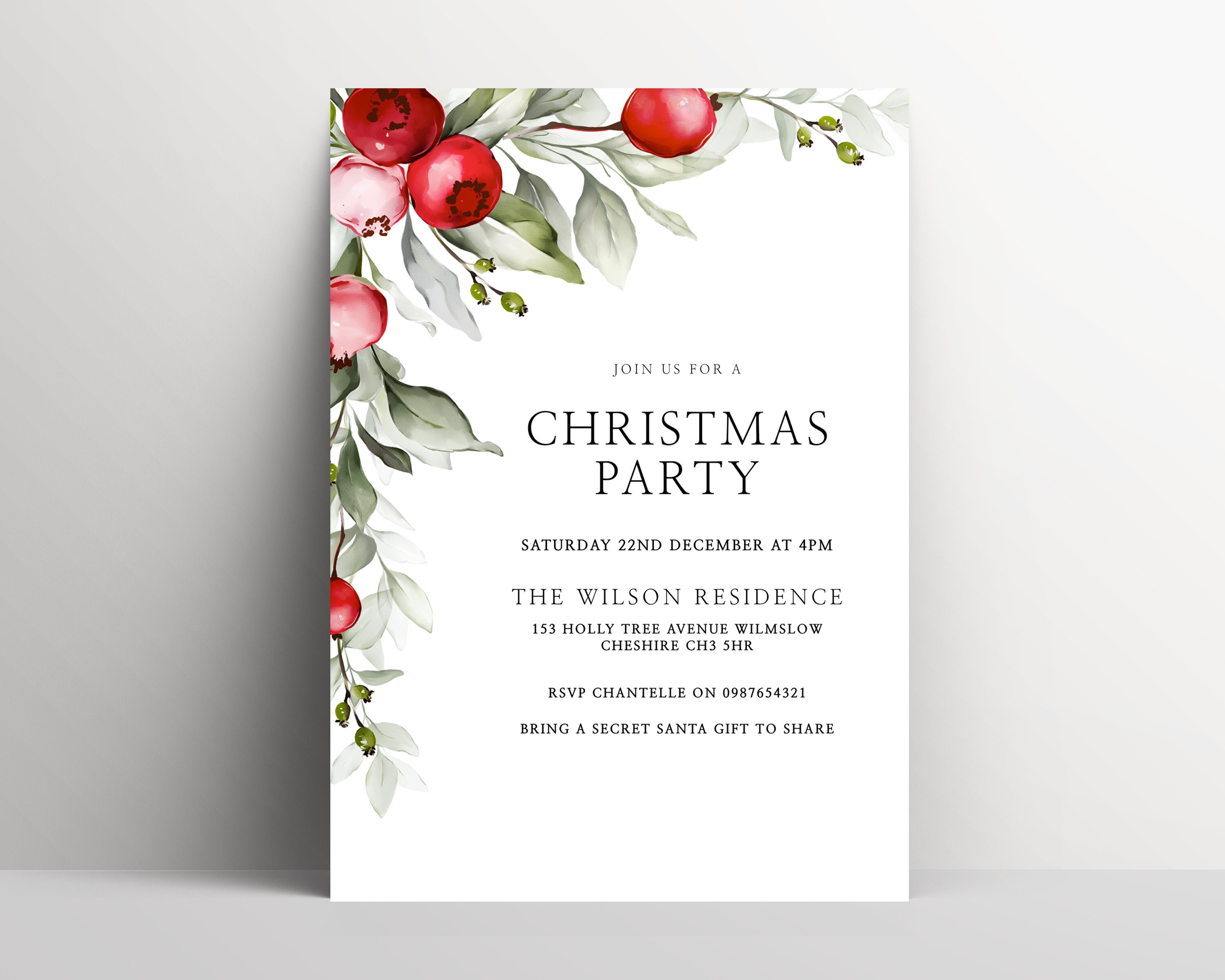 Christmas Party Welcome Sign Christmas Holiday Sign Custom Welcome Sign ...