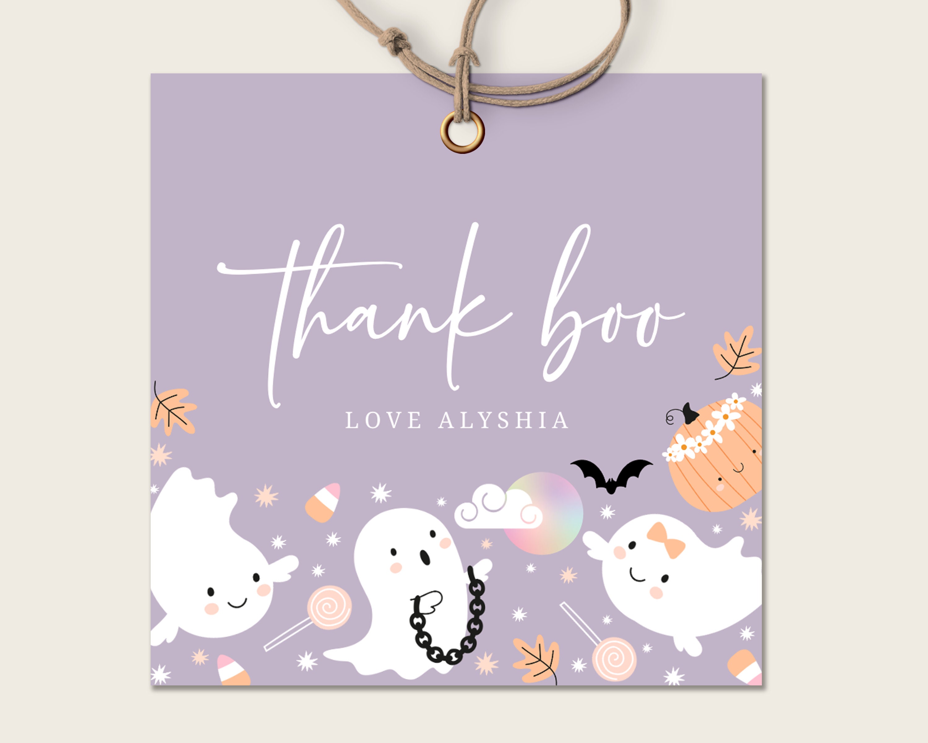 Editable Ghost Birthday Party Sign Halloween Birthday Girls - Etsy