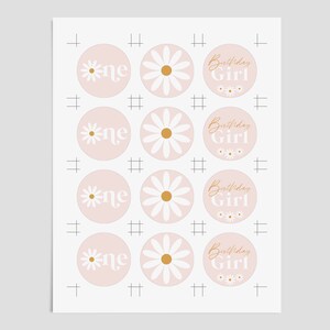 Daisy Cupcake Toppers Daisy Birthday Decor Daisy Party Daisy - Etsy