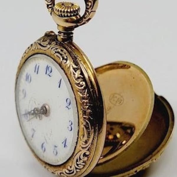 Wind up Pocket Watch - Etsy