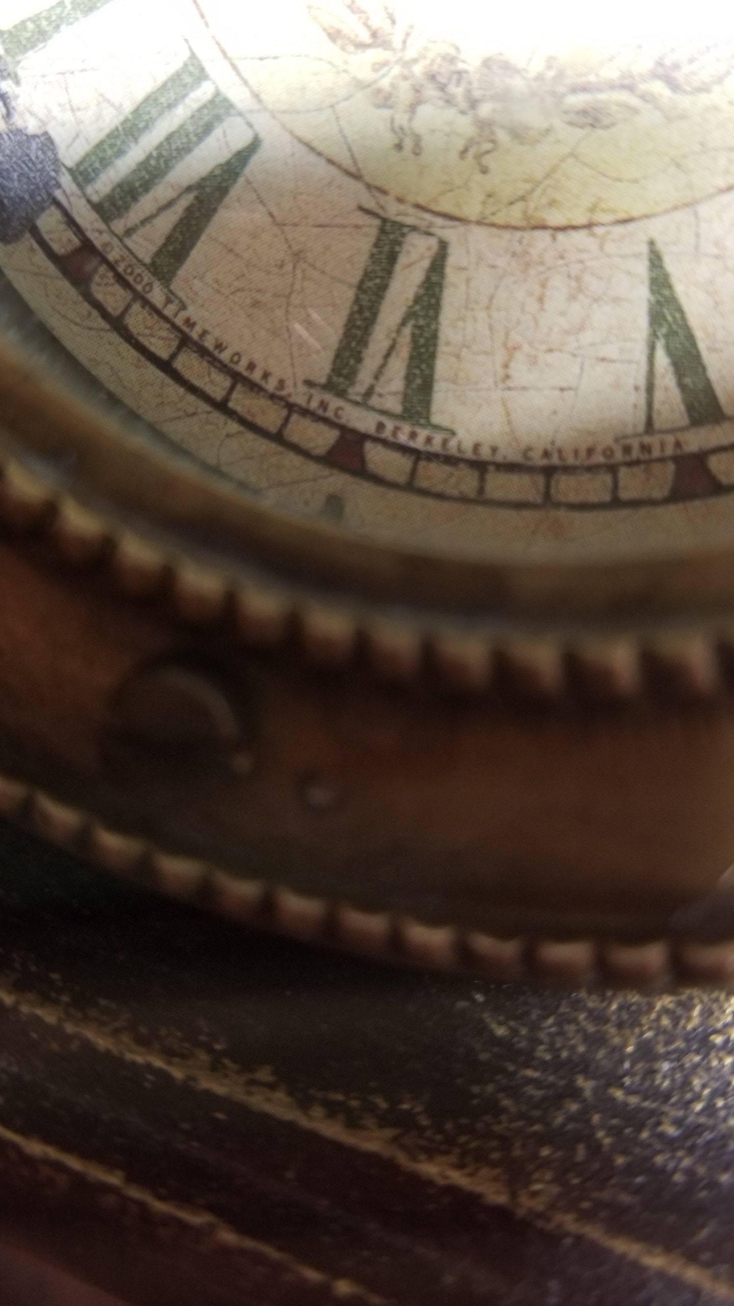 Vintage Rue Juliette Timeworks.inc Beverley California Brass Quartz ...