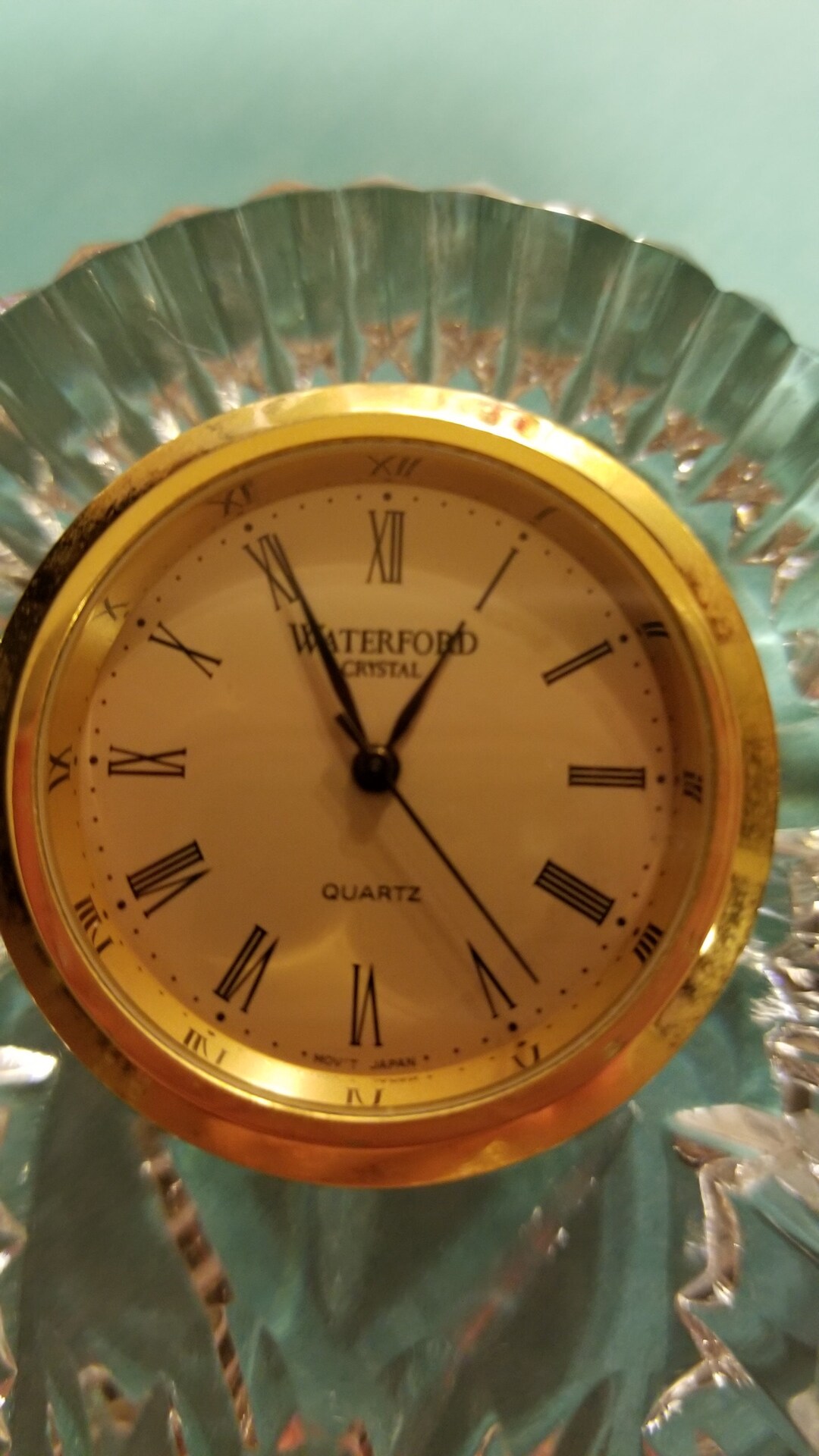 Waterford Crystal Desk Clock -keeps Time, New Battery - Etsy