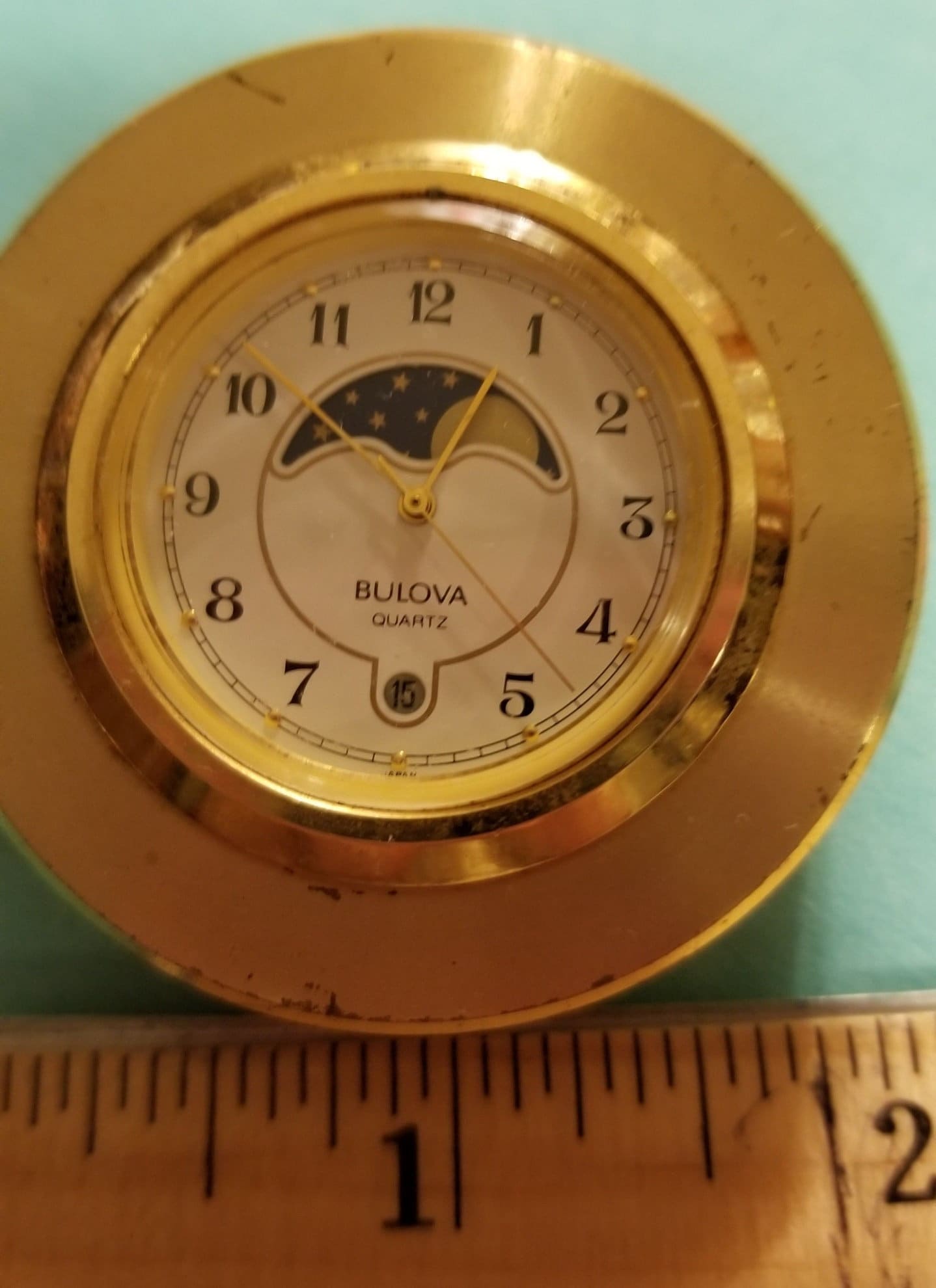 Bulova Quartz Desk Clock - Keeps Time, New Battery - Etsy