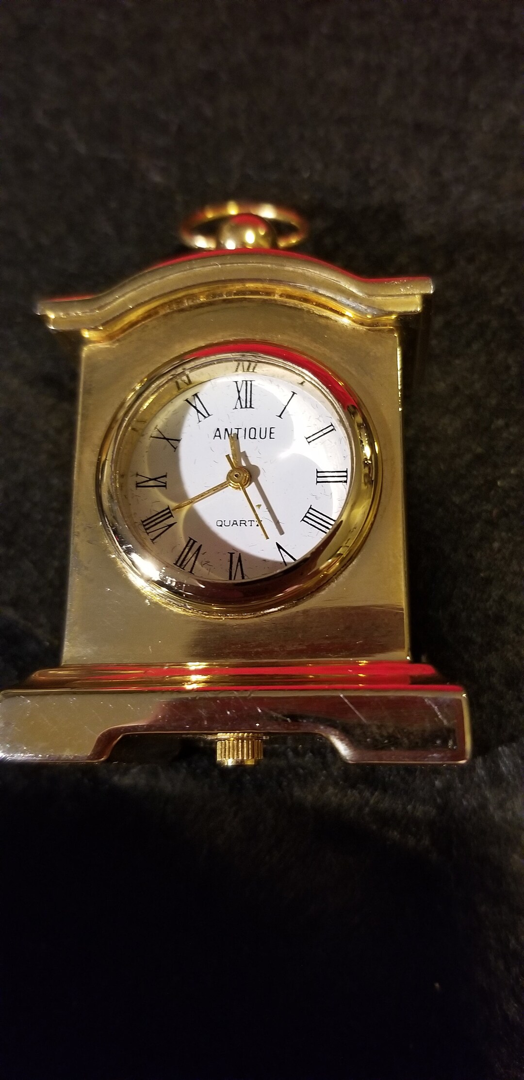 Solid Brass Quartz Desk Clock - Runs,keeps Time - Etsy