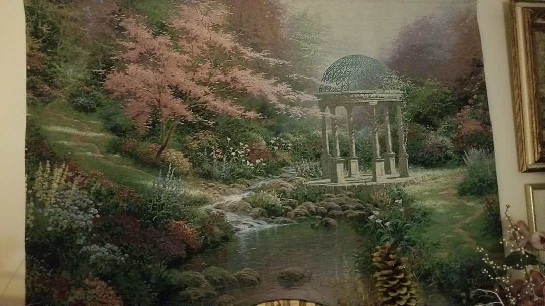 Thomas Kinkade "serenity " Tapestry 50" X 70" - No Rods - Etsy