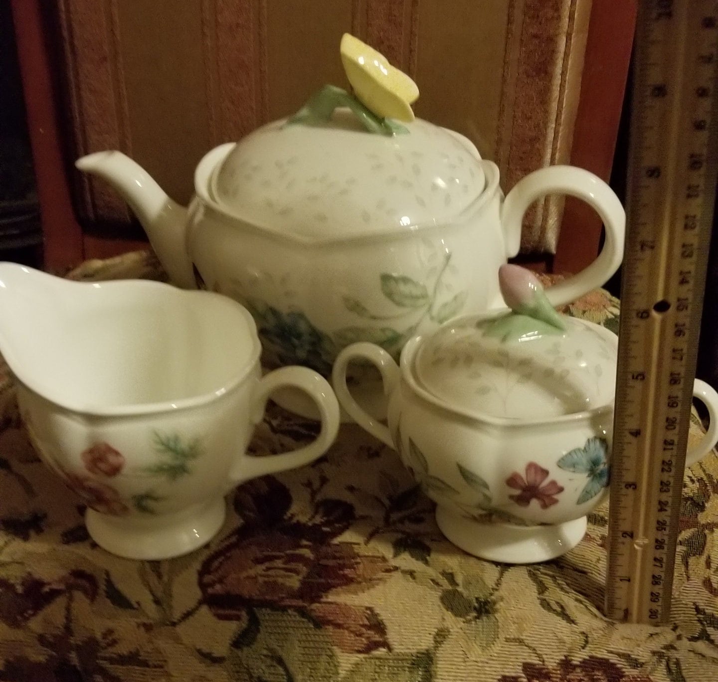 Lenox Butterfly Meadow 7-piece Tea Set, Service for Two - Etsy