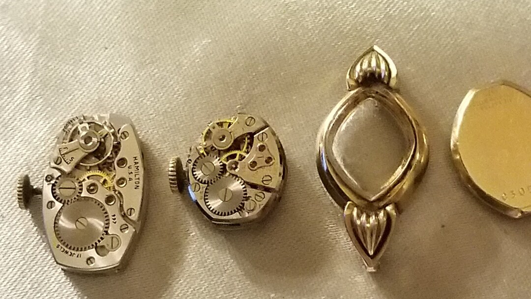 Vintage Hamilton 997 Movement and Bulova 5AD Movements Not Working, for ...