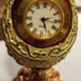 Enamel Solid Brass Quartz Desk Clock - Keeps Time, New Battery - Etsy