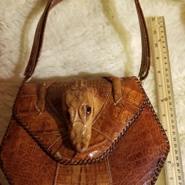 Genuine Alligator Purse - Etsy