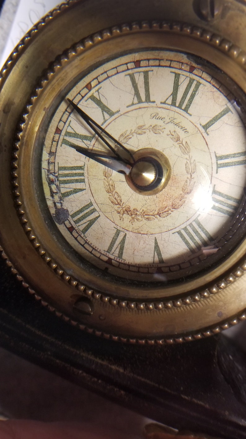 Vintage Rue Juliette Timeworks.inc Beverley California Brass Quartz ...