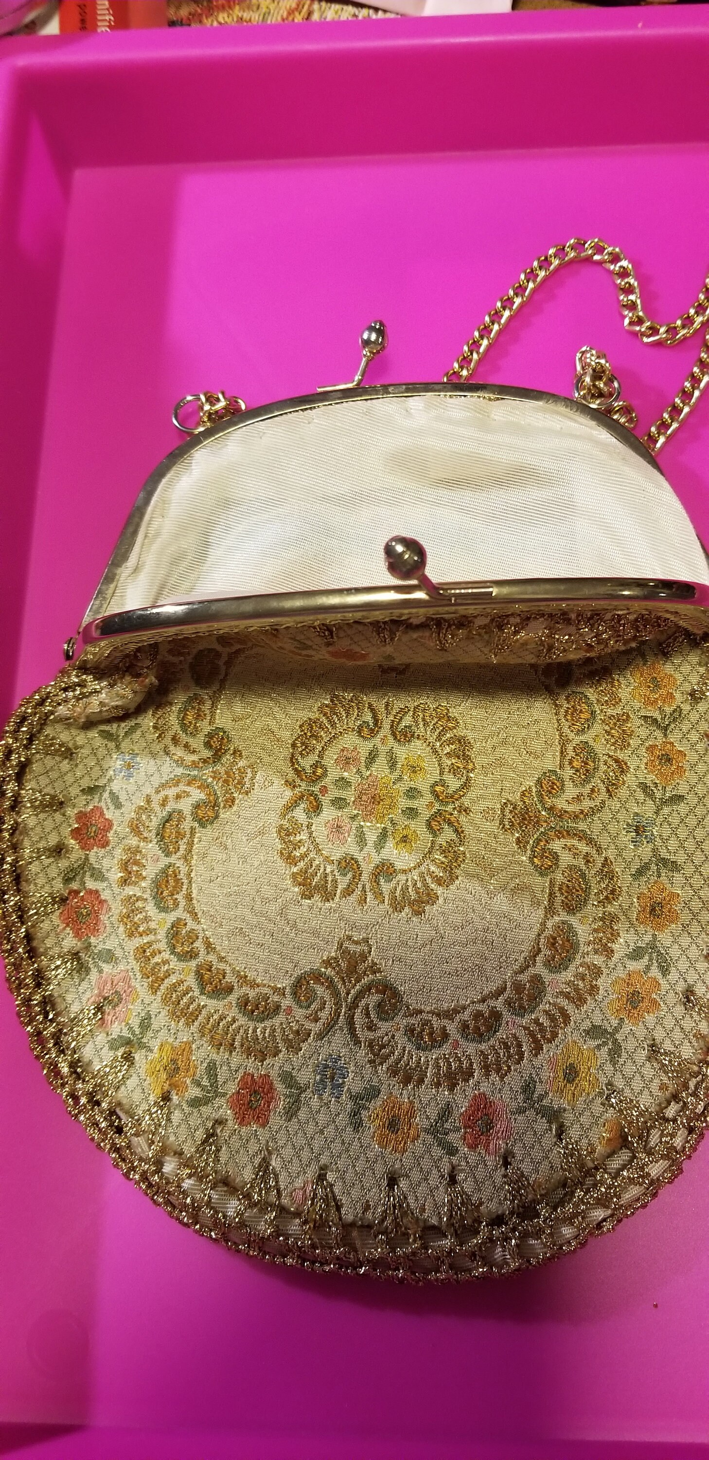 Vintage Fabric Purse Made in Italy - Etsy