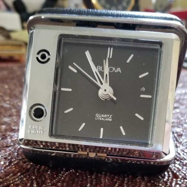 Quartz Travel Alarm Clock - Etsy