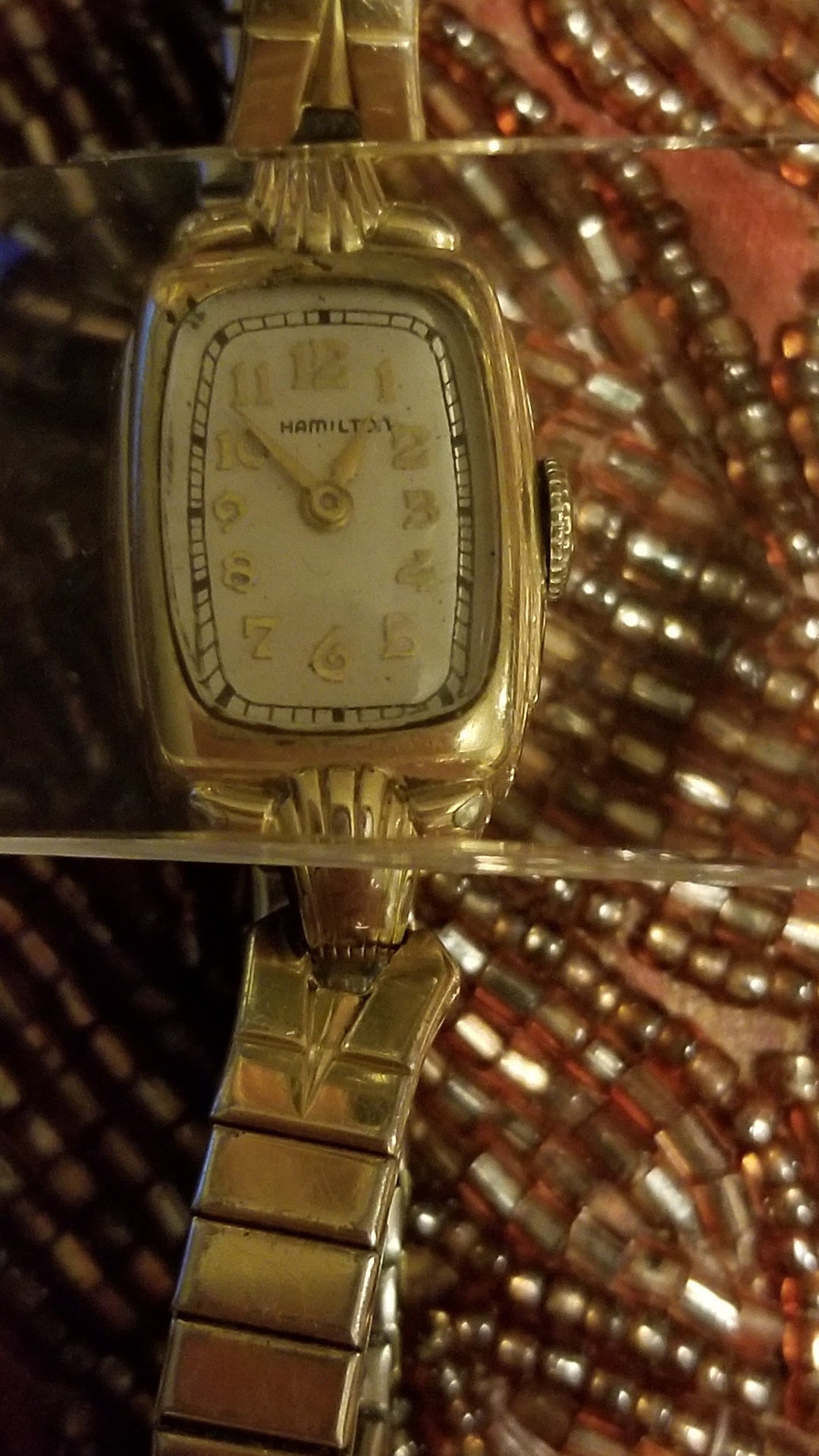 Vintage Mechanical 10K Gold Filled Case Hamilton Watch- Runs, Keeps ...