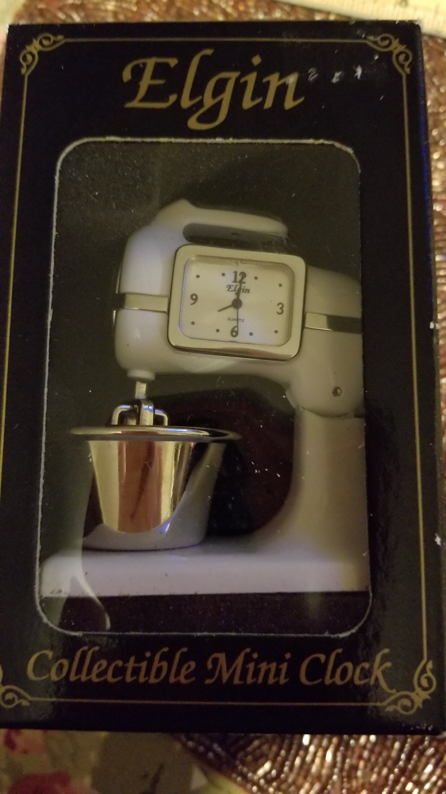 Elgin Collectible Mini Desk Clock - Keeps Time, New Battery - Etsy