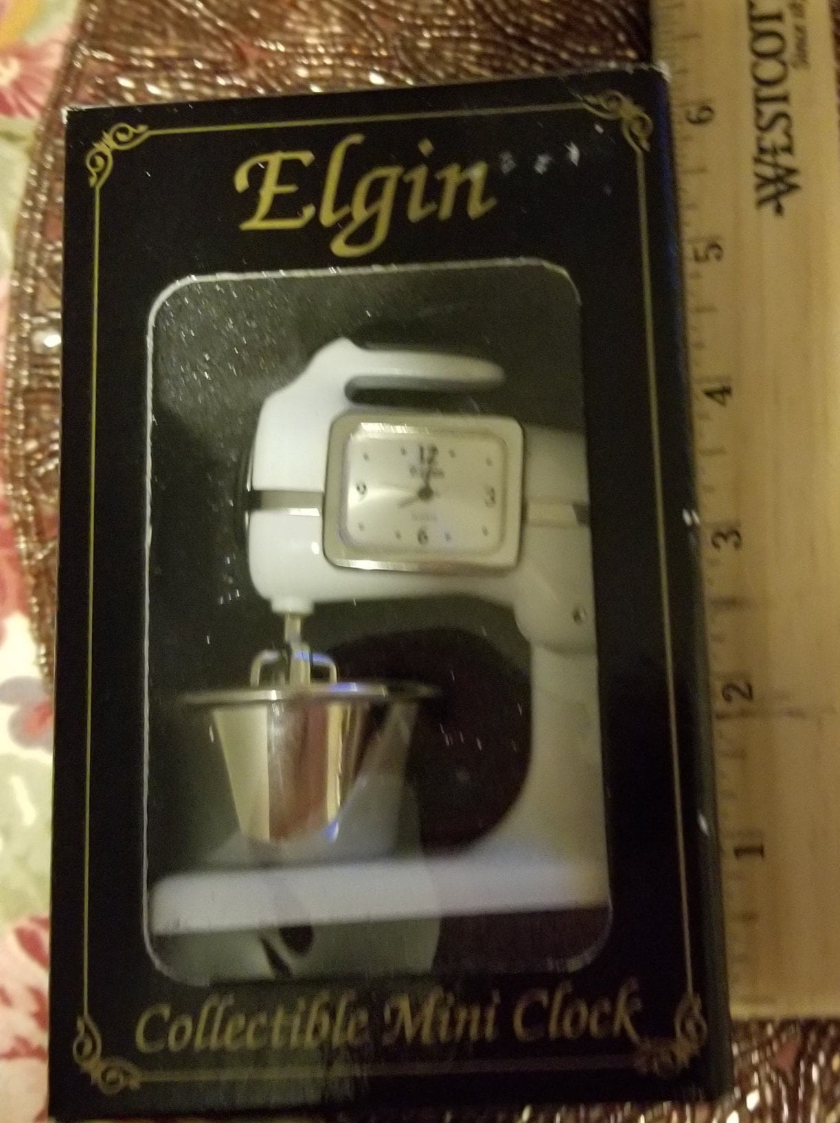 Elgin Collectible Mini Desk Clock - Keeps Time, New Battery - Etsy