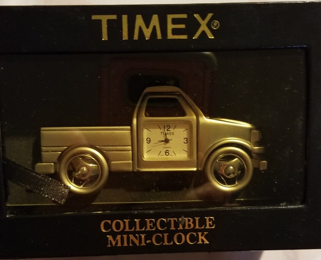 Timex Solid Metal Desk Top Clock -runs, Keeps Time, New Battery - Etsy