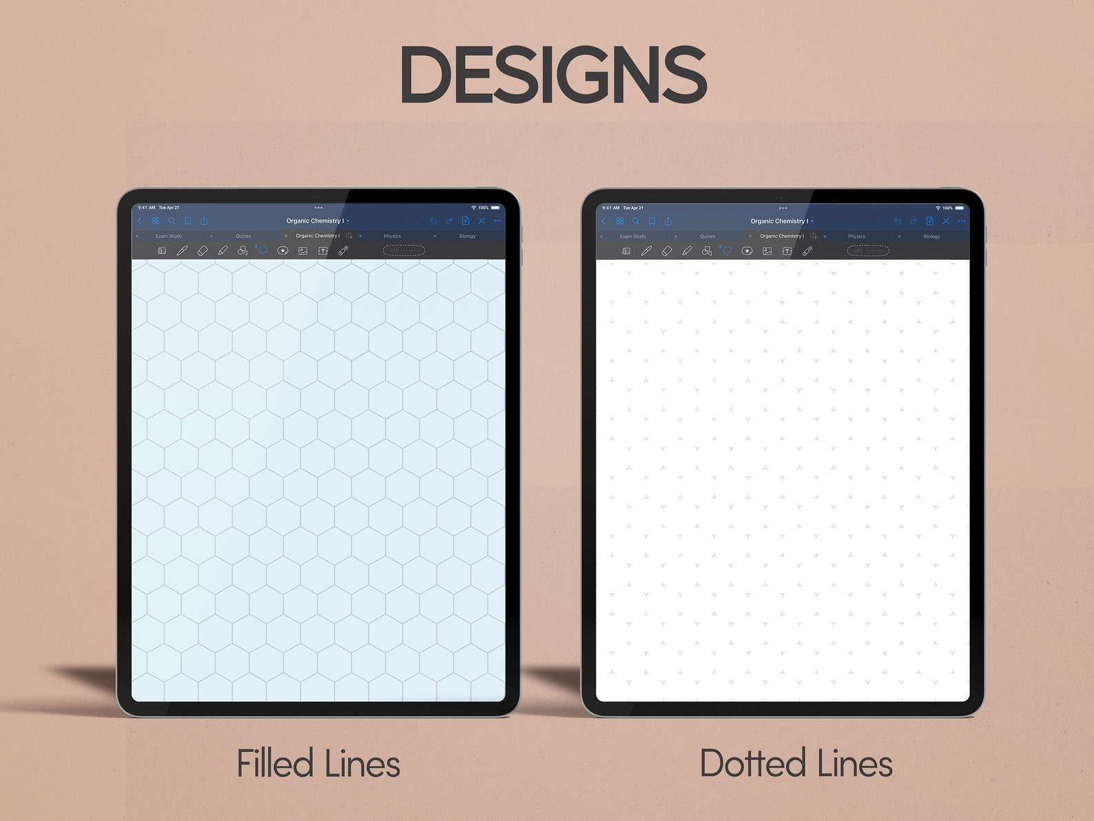 Organic Chemistry Digital Paper | Student Note Taking Templates ...