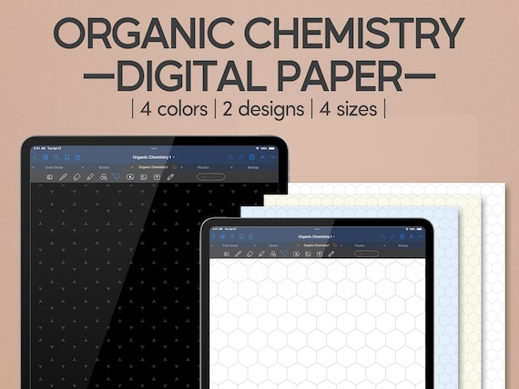 Organic Chemistry Digital Paper Student Note Taking - Etsy