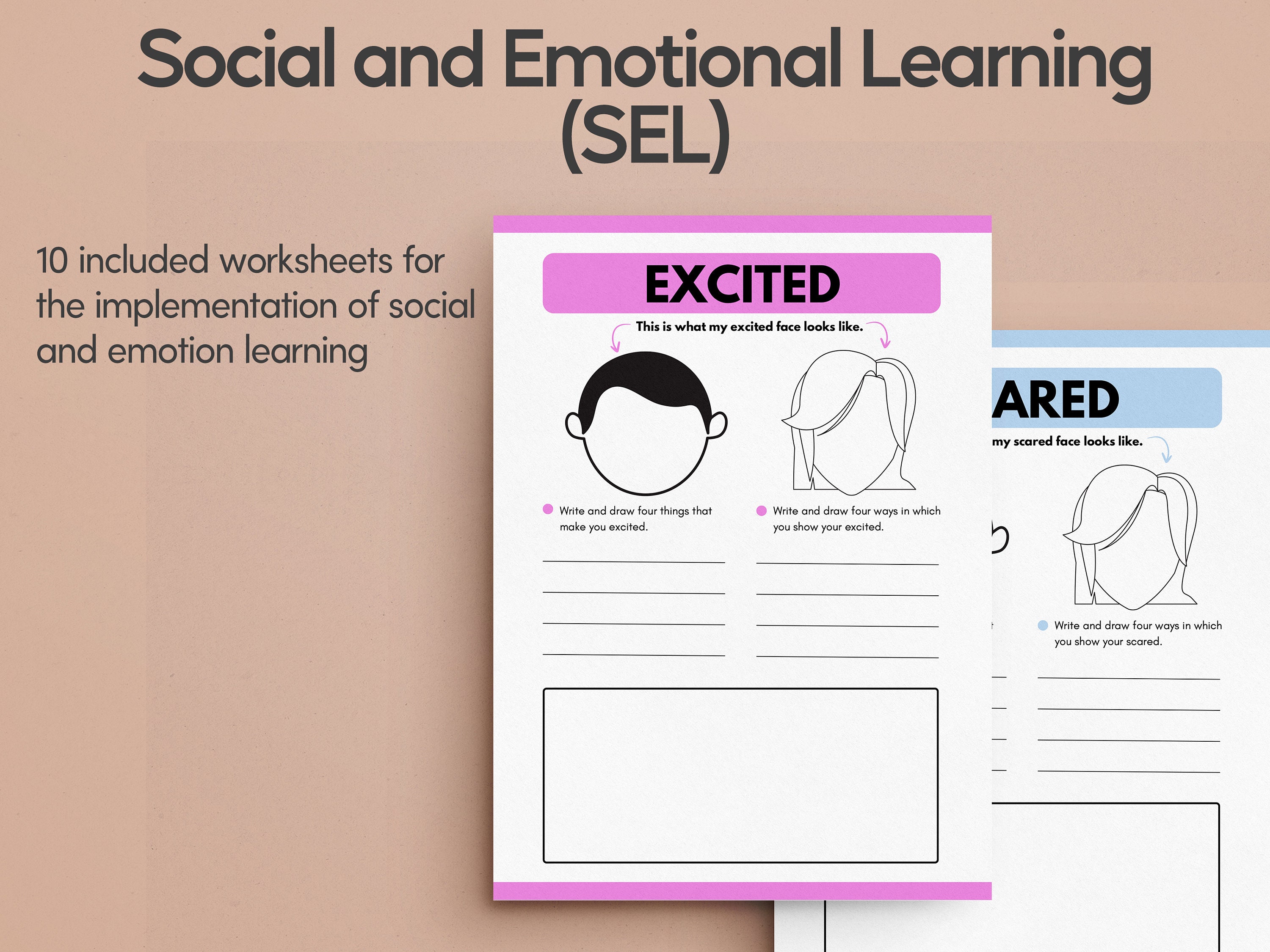 Emotional Awareness Worksheets | Social and Emotional Learning ...