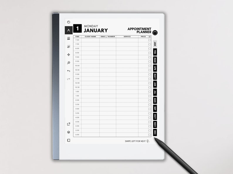 Client Profile and Appointment Planner Bundle | Fits Remarkable ...