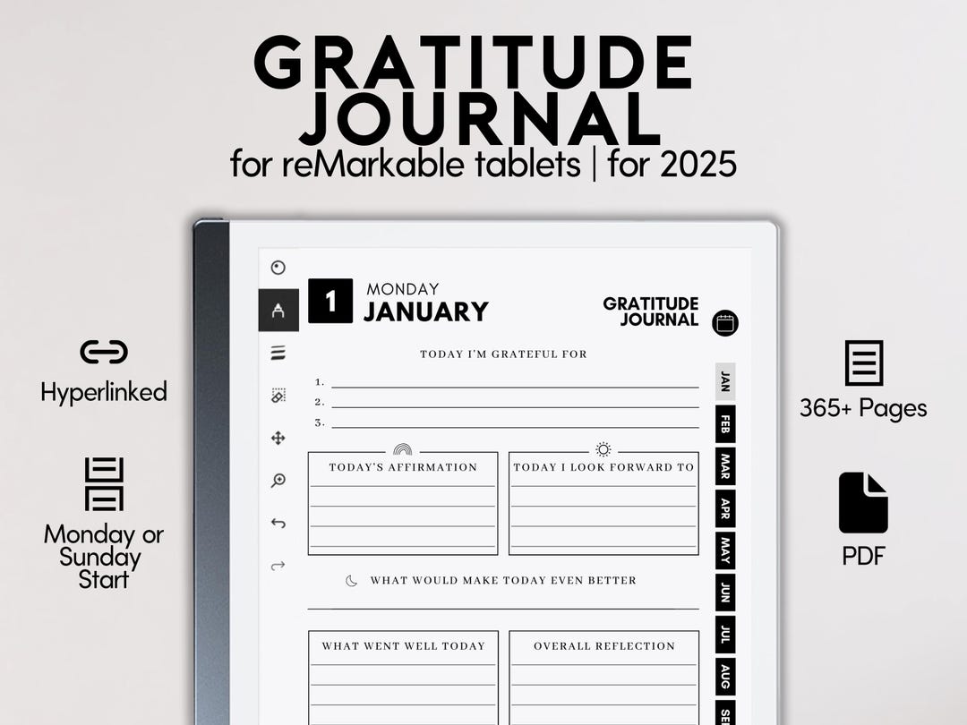 Gratitude Journal for Remarkable | Daily Positivity Journal | Wellbeing ...
