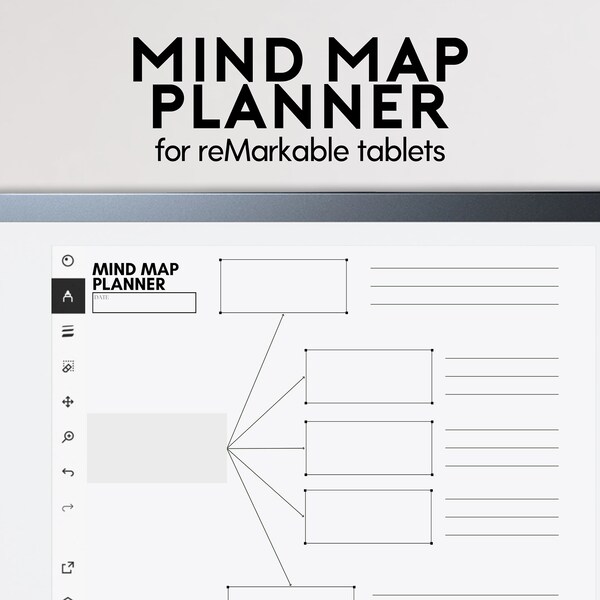 Remarkable 2 Mind Map Template - Etsy