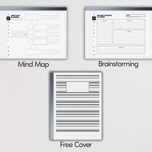 Brainstorming and Mind Map Bundle Remarkable Templates - Etsy