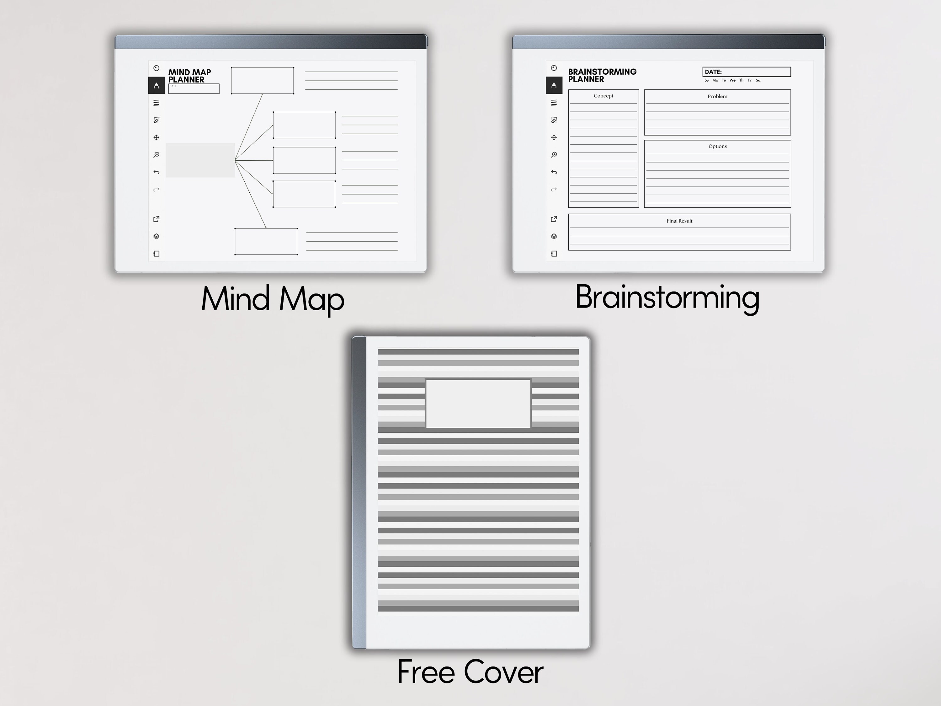 Brainstorming and Mind Map Bundle Remarkable Templates - Etsy