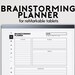 Brainstorming Planner Template Fits Remarkable 1&2 | Brainstorming ...