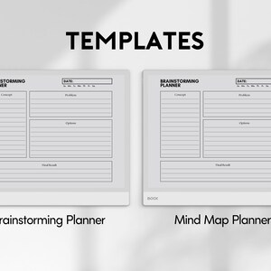 Brainstorming and Mind Map Bundle | for Fits Onyx BOOX Note Air Tablets ...