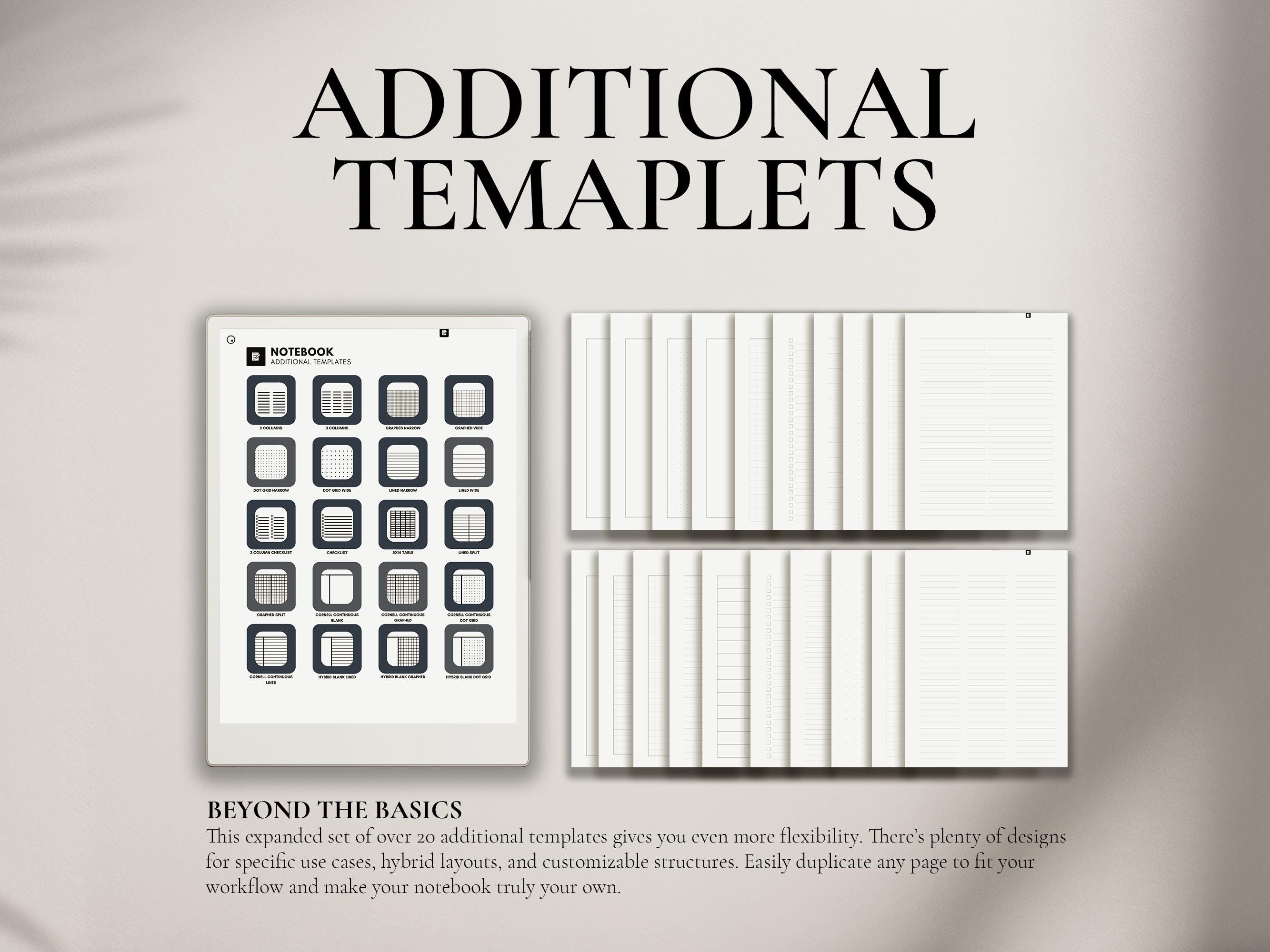 Complete Notebook Collection for Remarkable Paper Pro | Multicolor ...