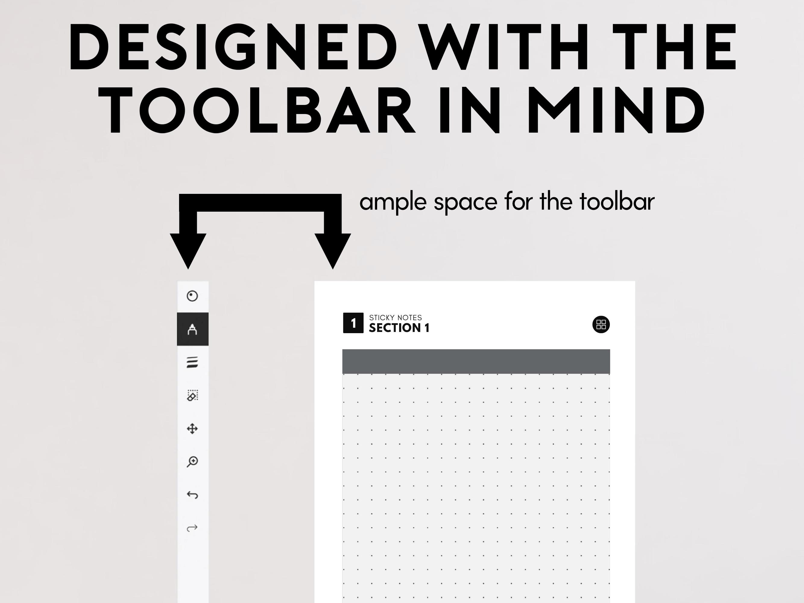 Sticky Note Pages for Remarkable 2 | Hyperlinked Digital Post-it ...