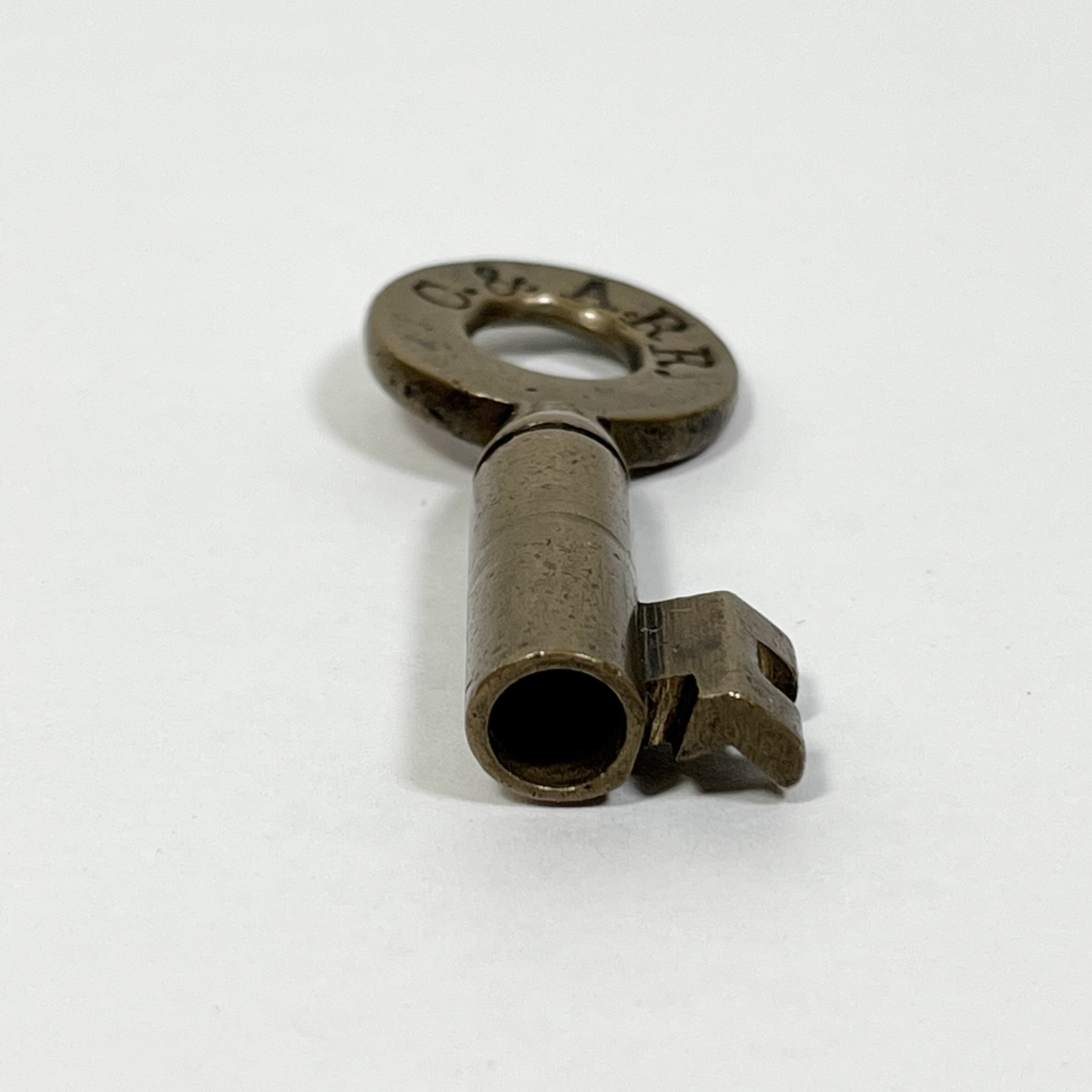 C&A RR Brass Hollow Tapered Barrel Railroad Switch Key • Chicago and ...
