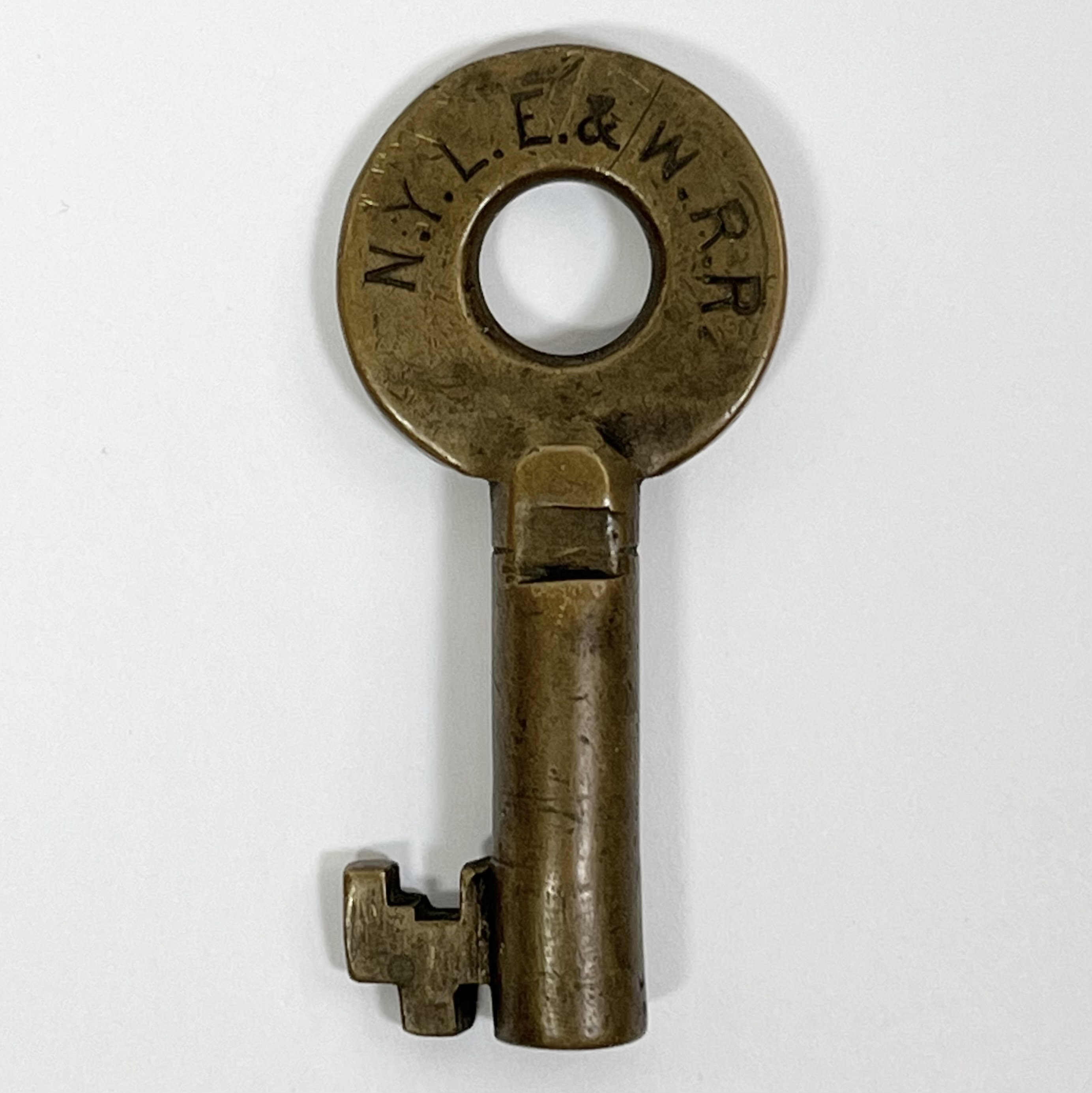 NYLE&W RR New York Lake Erie and Western Railroad Brass Hollow Barrel ...