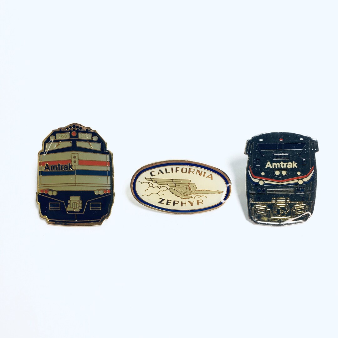Lot of 3 Passenger Train Locomotives PINS • EMD F40PH, California ...