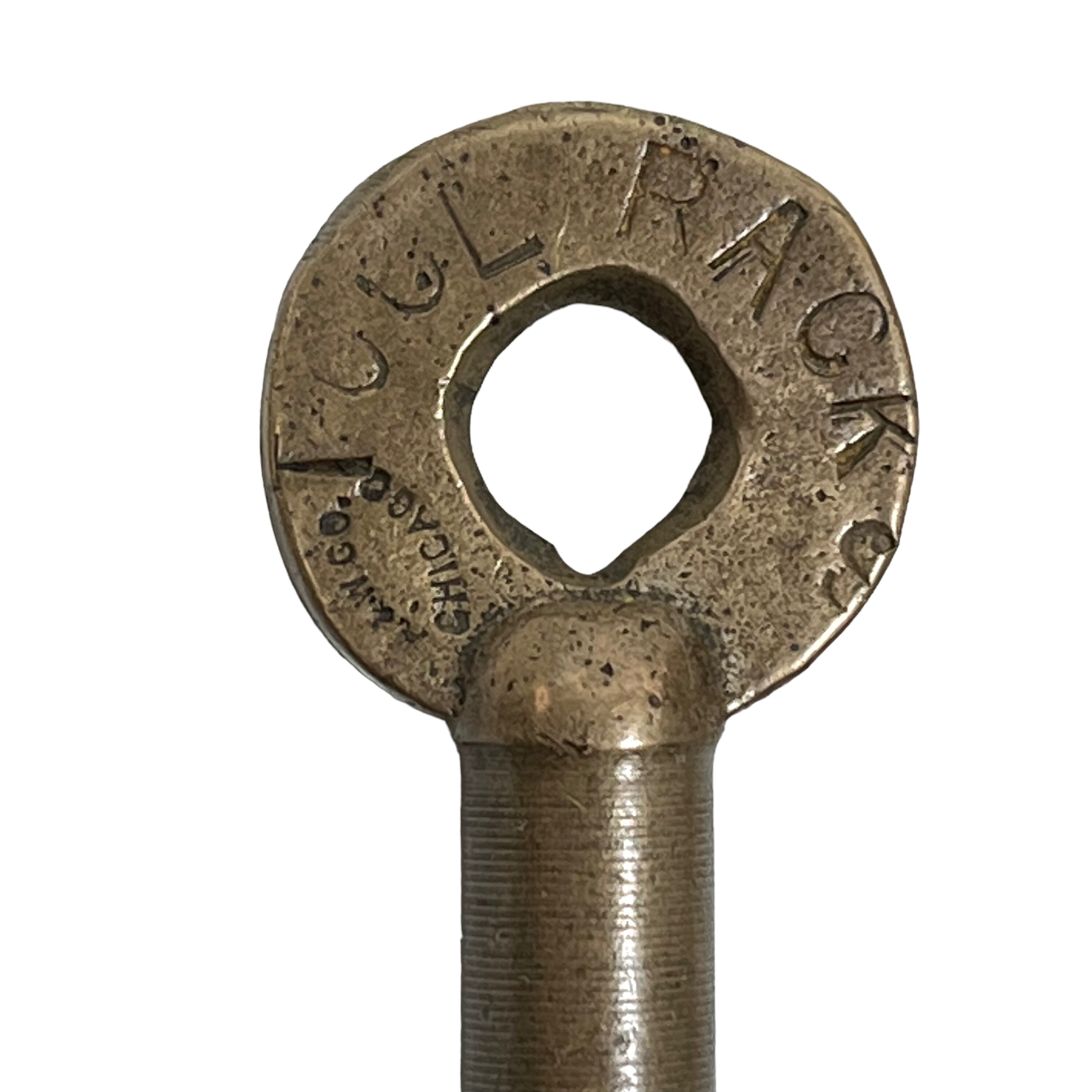 Tool Rack UPRR Union Pacific RR Brass Hollow Barrel Railroad Key A&W ...