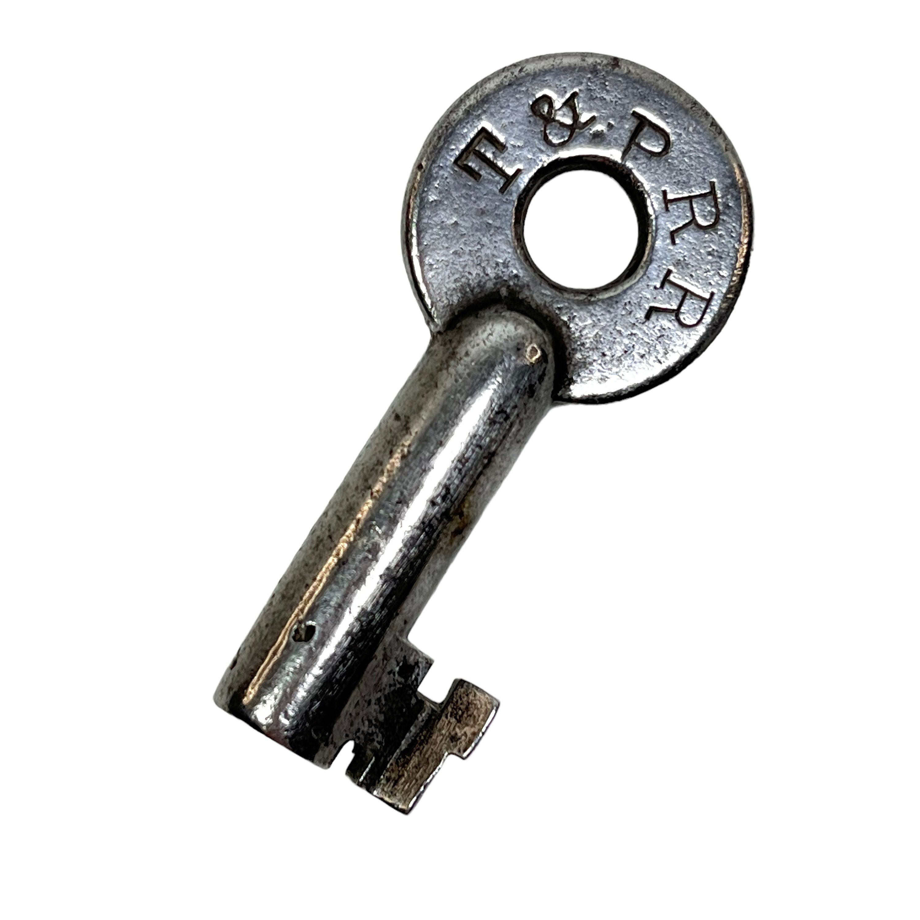 T&P RR Ry Texas and Pacific Railroad STEEL Hollow Barrel Key • Texas ...