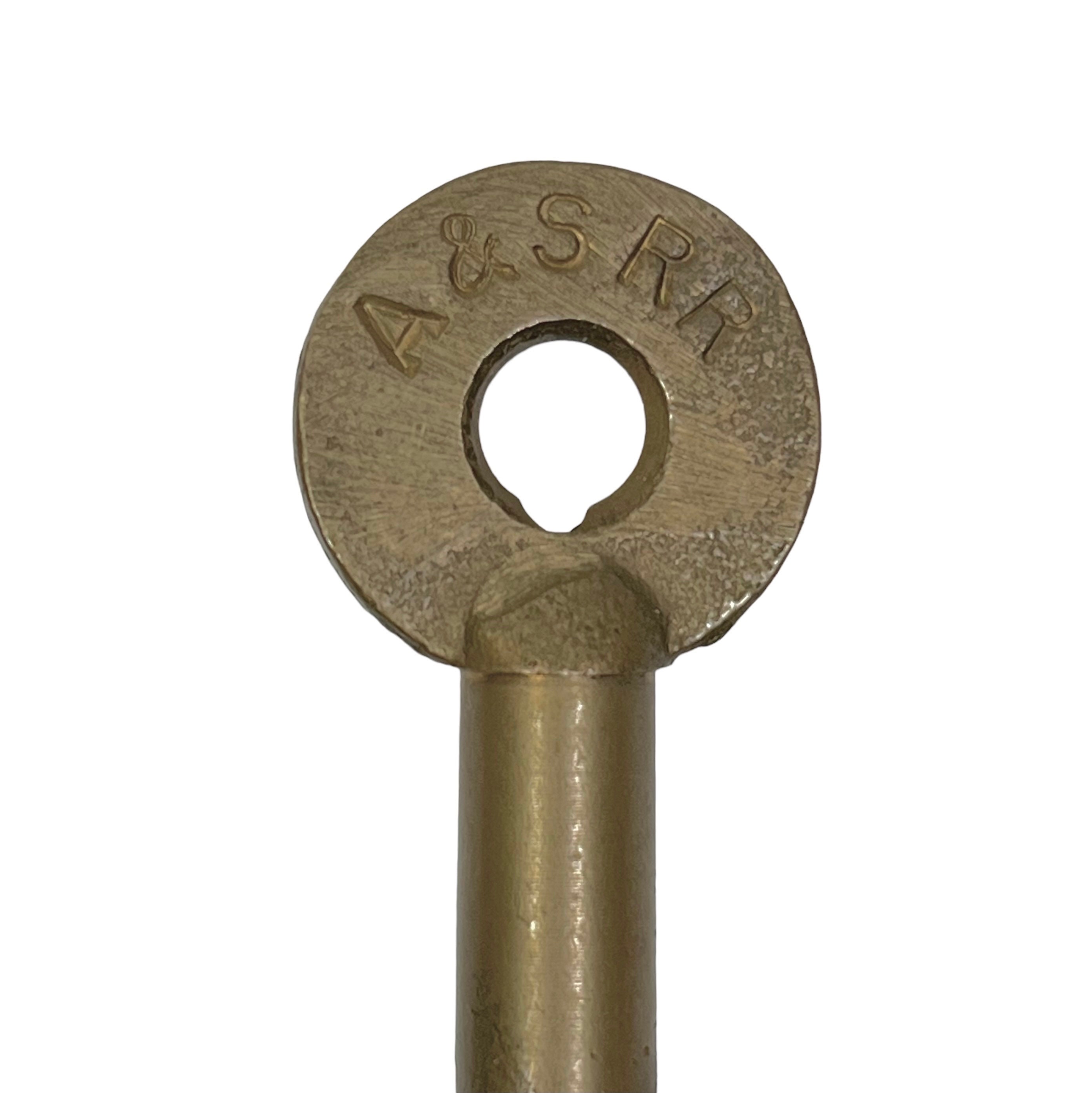 A&S RR Brass Hollow Barrel Railroad Key Alton and Southern Railroad ...