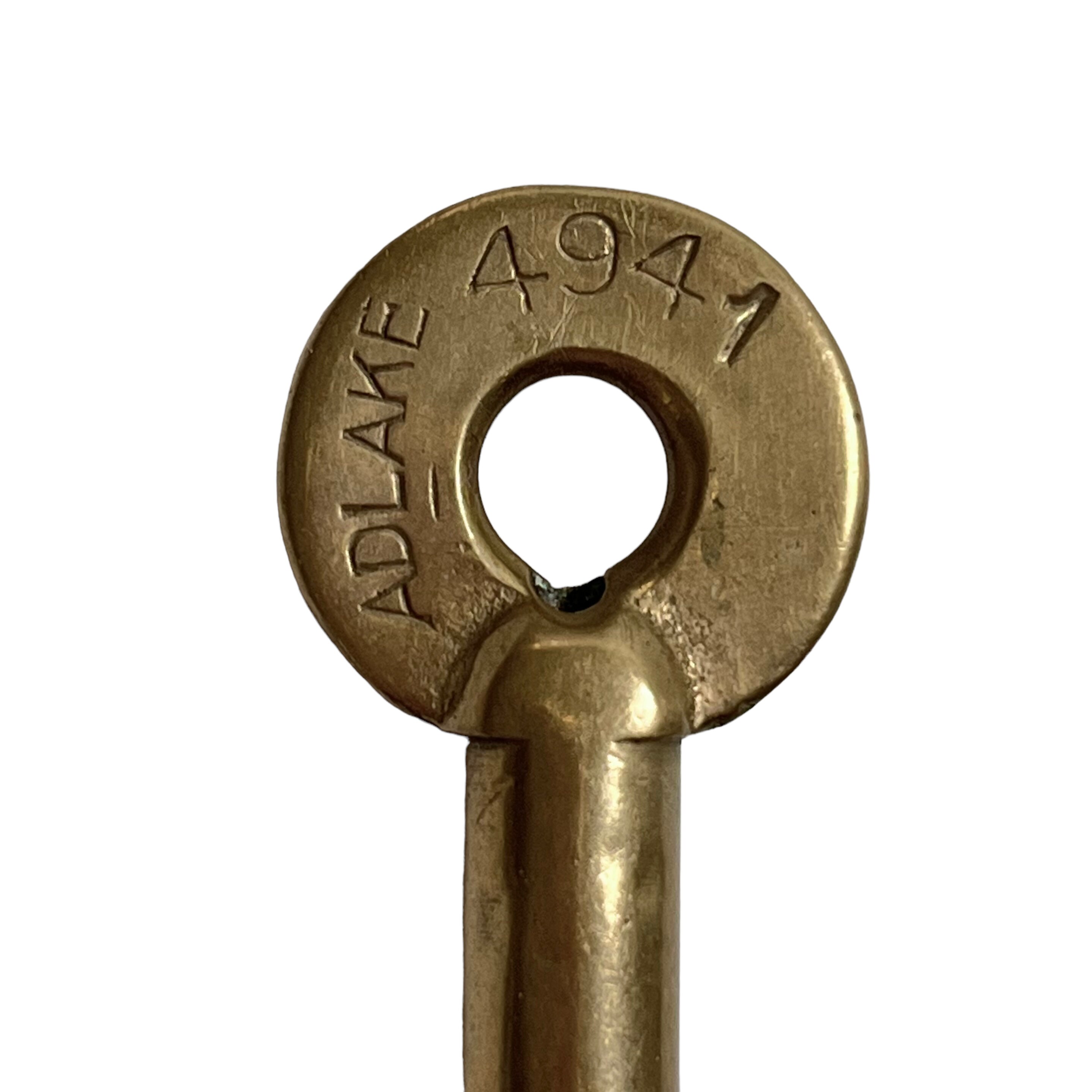 Vintage TRRA Terminal Railroad Association of St. Louis Brass KEY ...