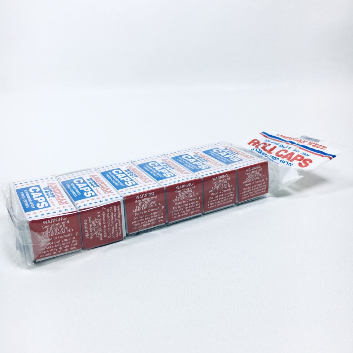 NEW American West ROLL CAPS Shots for Repeating Toy Guns Pistols #7004 ...