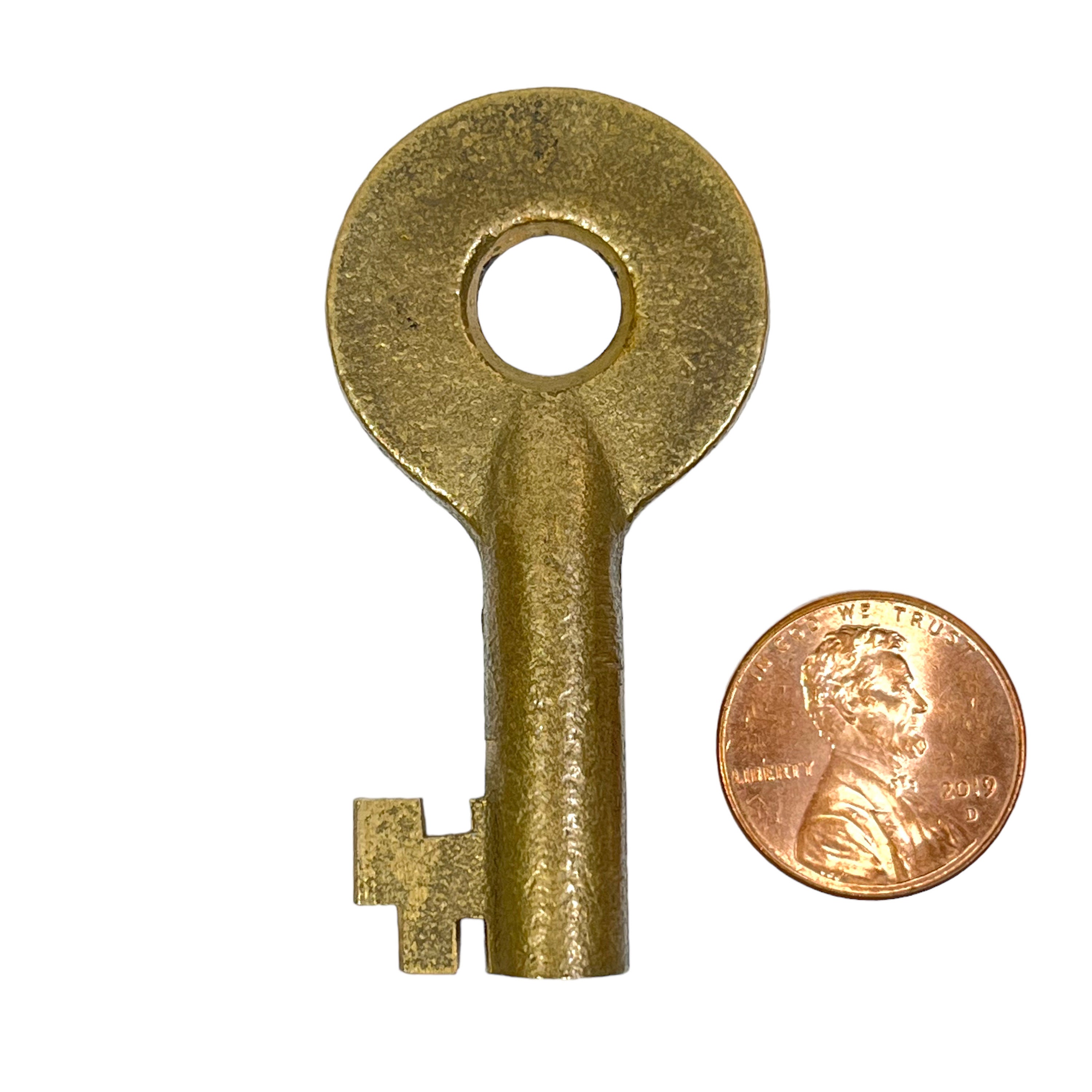 ONRWY Brass Hollow Barrel Railroad Key • Ontario Railway?? • Adlake - Etsy