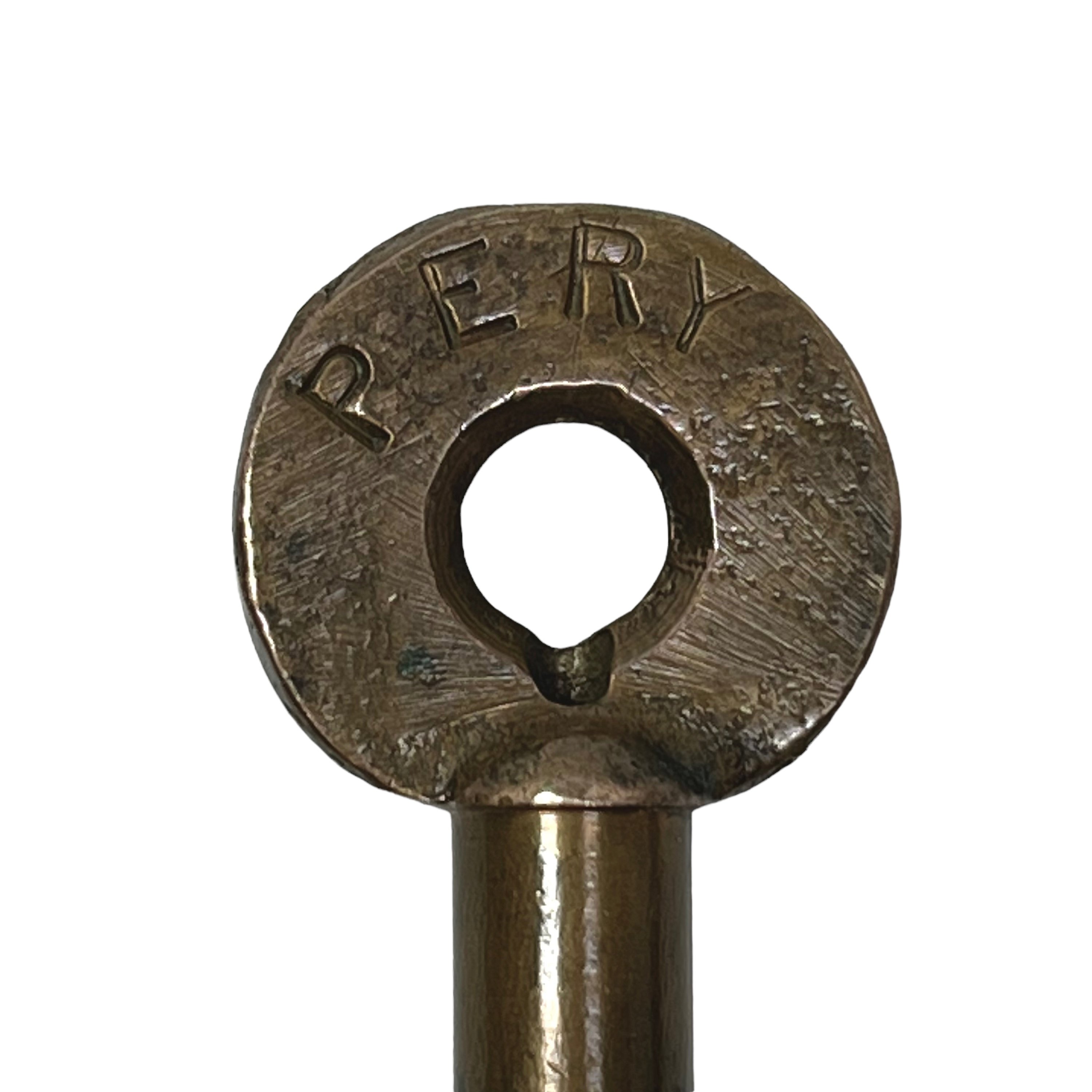PERY Pacific Electric Railway Brass Hollow Barrel Railroad Trolley Key ...