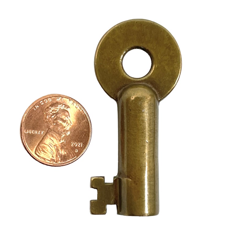 MKT RR Hollow Barrel Brass Railroad Key • Missouri Kansas and Texas ...